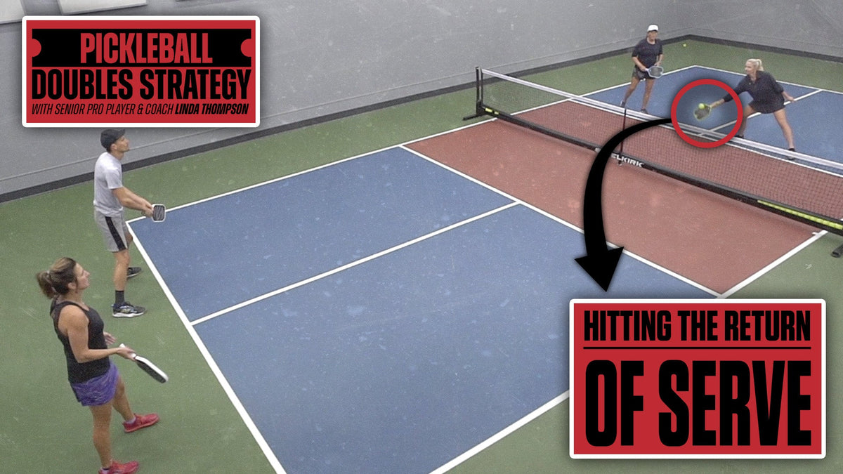 Pickleball return of serve doubles strategy: Where to hit the return ...